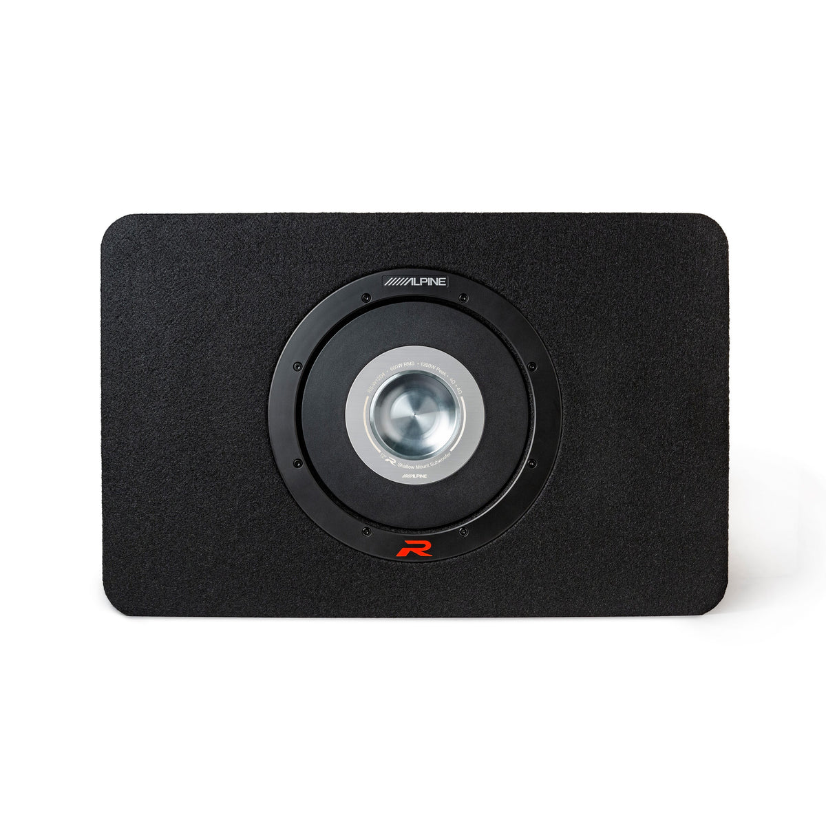 Alpine RS-SB12 12” R-Series Alpine Halo Shallow Preloaded Subwoofer En ...